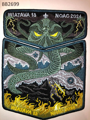 Boy Scout OA Flap Set Wiatava Lodge 13 2024 NOAC | eBay