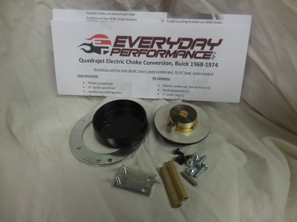 Electric Choke conversion kit, Buick 1968-1974 Quadrajet CARB MOUNTED ...
