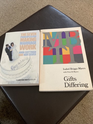 2 Books Gifts Differing & The Seven Principles Making Marriage Work | eBay