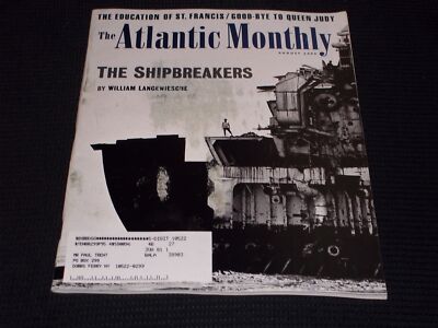 2000 AUGUST THE ATLANTIC MONTHLY MAGAZINE - THE SHIPBREAKERS COVER - E ...