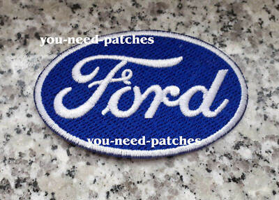 Ford Logo Patch Auto Car Maker Muscle Car 4x4 Off Raod Jersey Emblem ...