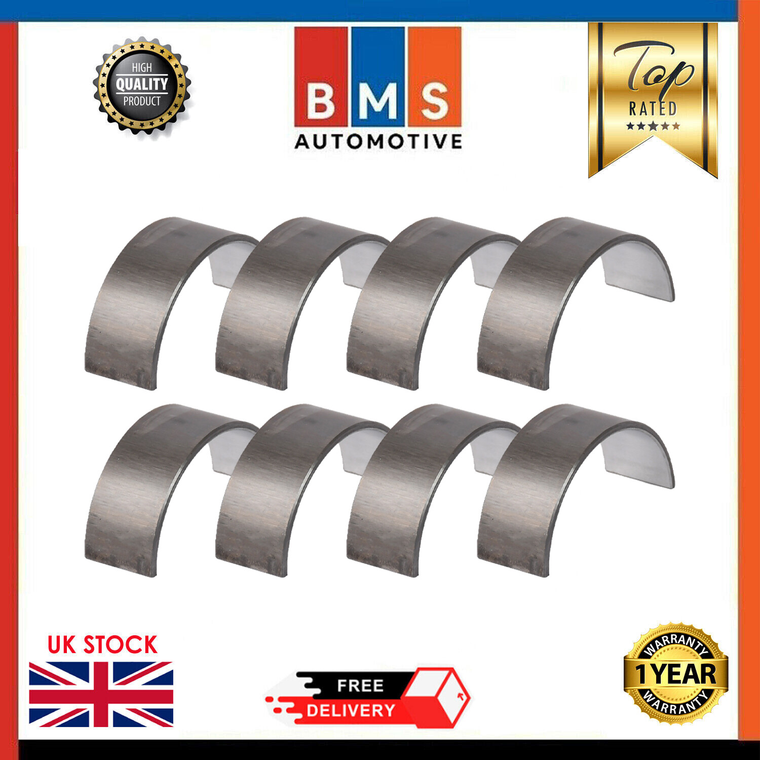 RENAULT H5H 450 HRA13DDT CONROD BEARING 1.3 PETROL MEGANE CLIO QASHQAI ...