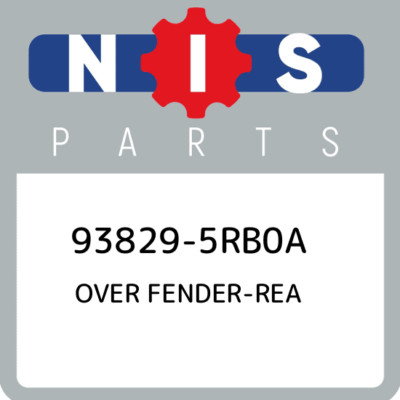 93829-5RB0A Nissan Over fender-rea 938295RB0A, New Genuine OEM Part | eBay
