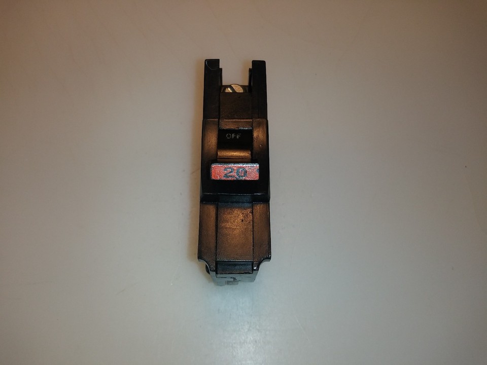 FPE NA120 20 Amp 1 Pole Stab-Lok Type NA Thick Federal Pacific Breaker ...