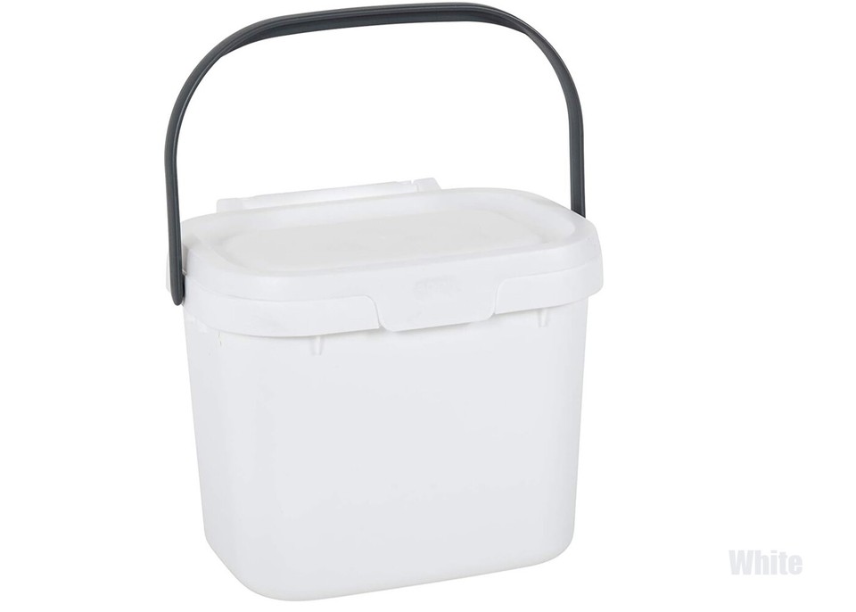 Addis Kitchen Compost Caddy/Food Recycling Waste Compost Caddy Bin - 4. ...