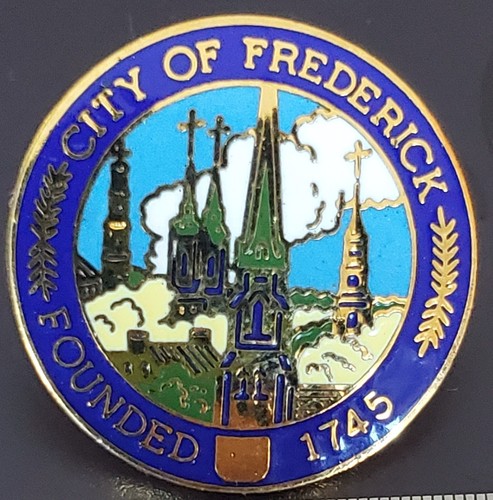 MD Historic Collectable Pin tourism neat old pin City of Frederick ...