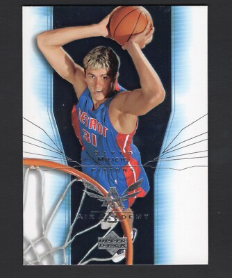 Darko Milicic 2003 Upper Deck #AA28 Air Academy, Detroit Pistons Star ...