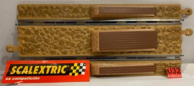 SLOT CAR SCX SCALEXTRIC RECTA TT RAID OFFROAD OBSTACULO SALTO RAMPA ...