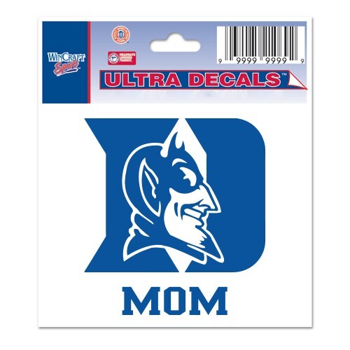 Duke BLUE DEVILS MOM Vinyl Decal #1 Duke University Window Sticker | eBay