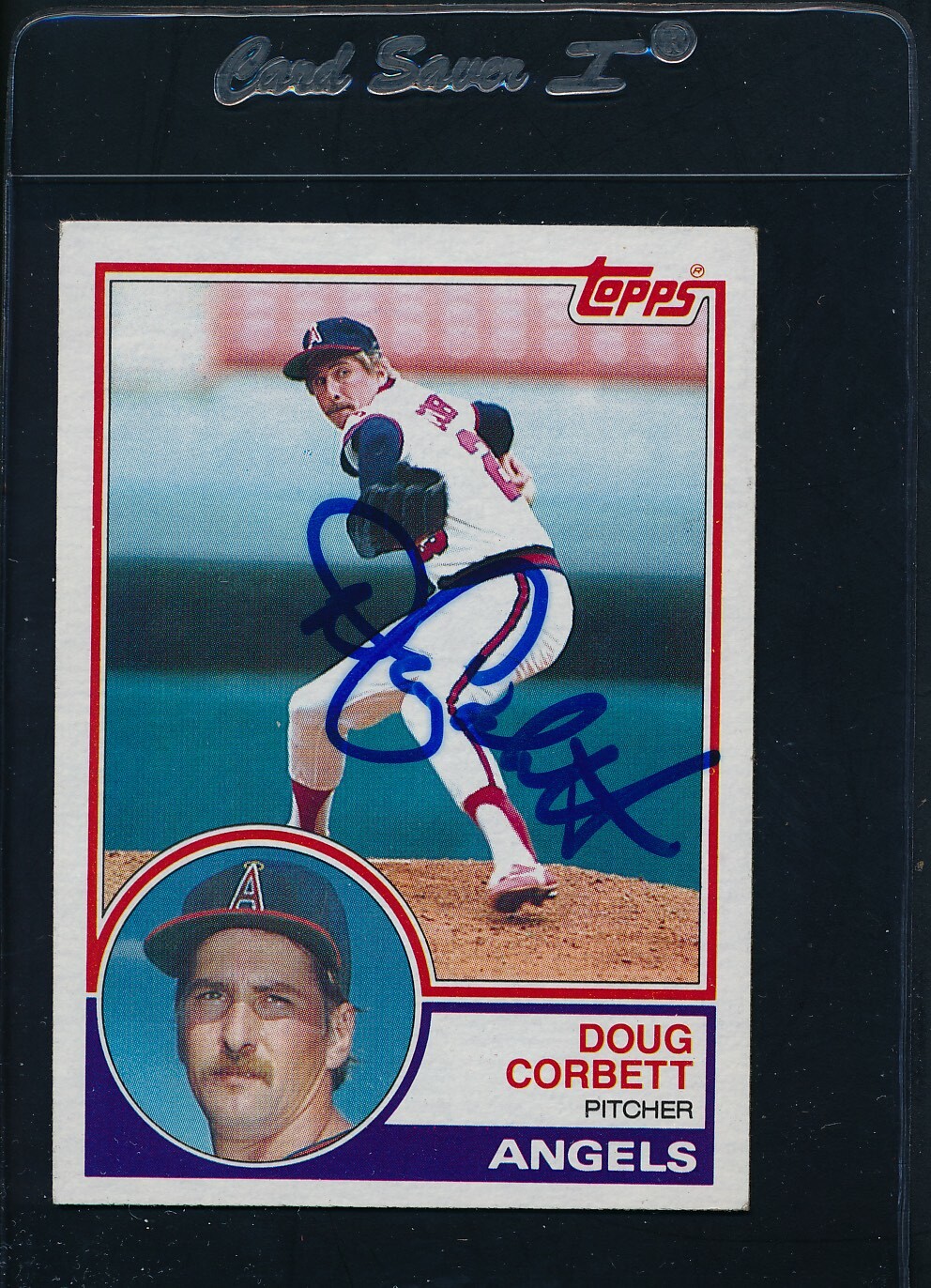1983 Topps #27 Doug Corbett Angels Signed Auto *48695 | eBay