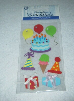 Sandylion - Essentials Stickers - Masculine Birthday - New Package | eBay