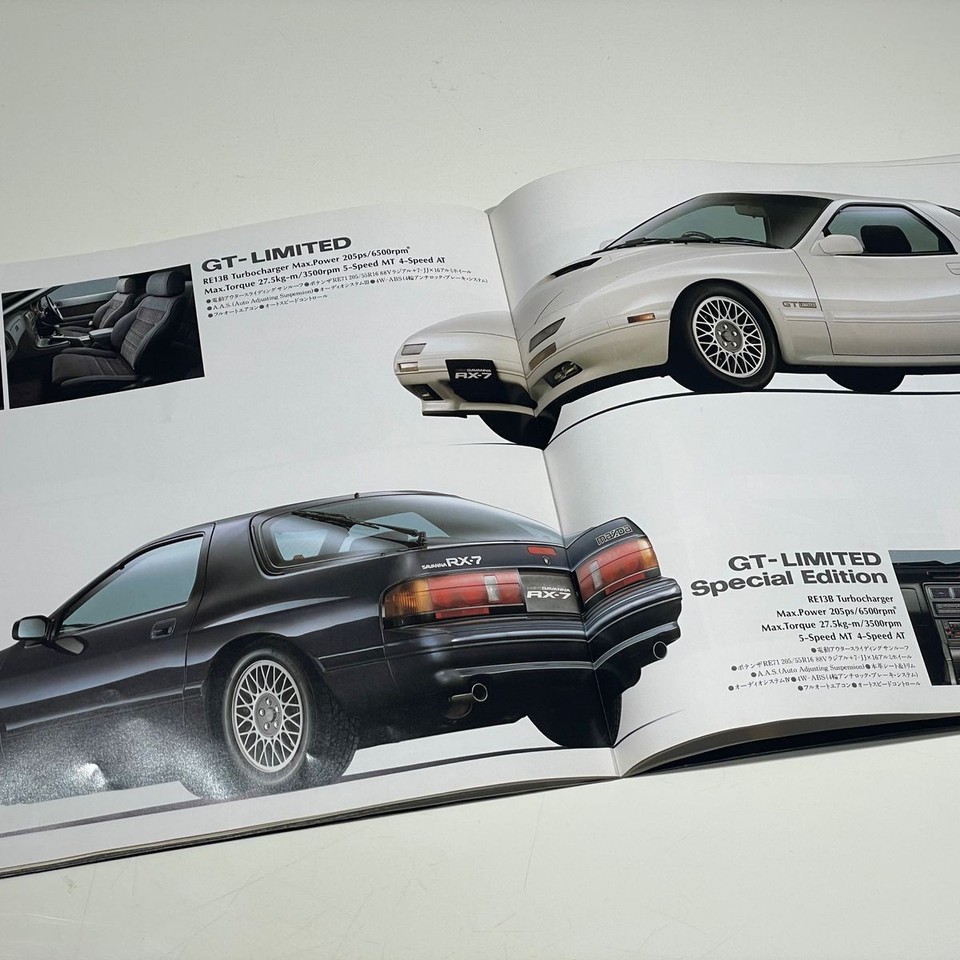 Mazda Savanna RX-7 FC3S Brochure Catalog 1991 April JDM Japon 44 Pages ...