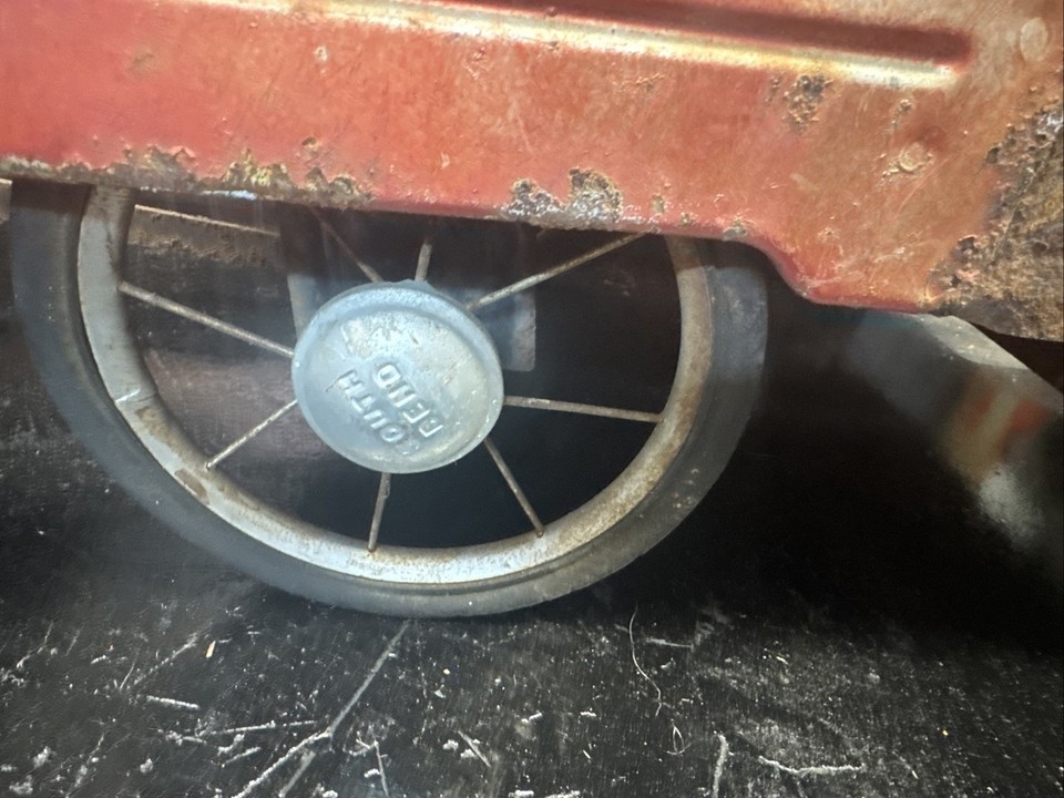 1950s Original Fire Fighter Hook Ladder Engine Pedal Car # 519 Pumper ...