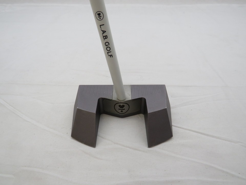 Used Lab Golf Mezz.1 MAX Charcoal Broomstick 45" Putter White Graphite ...