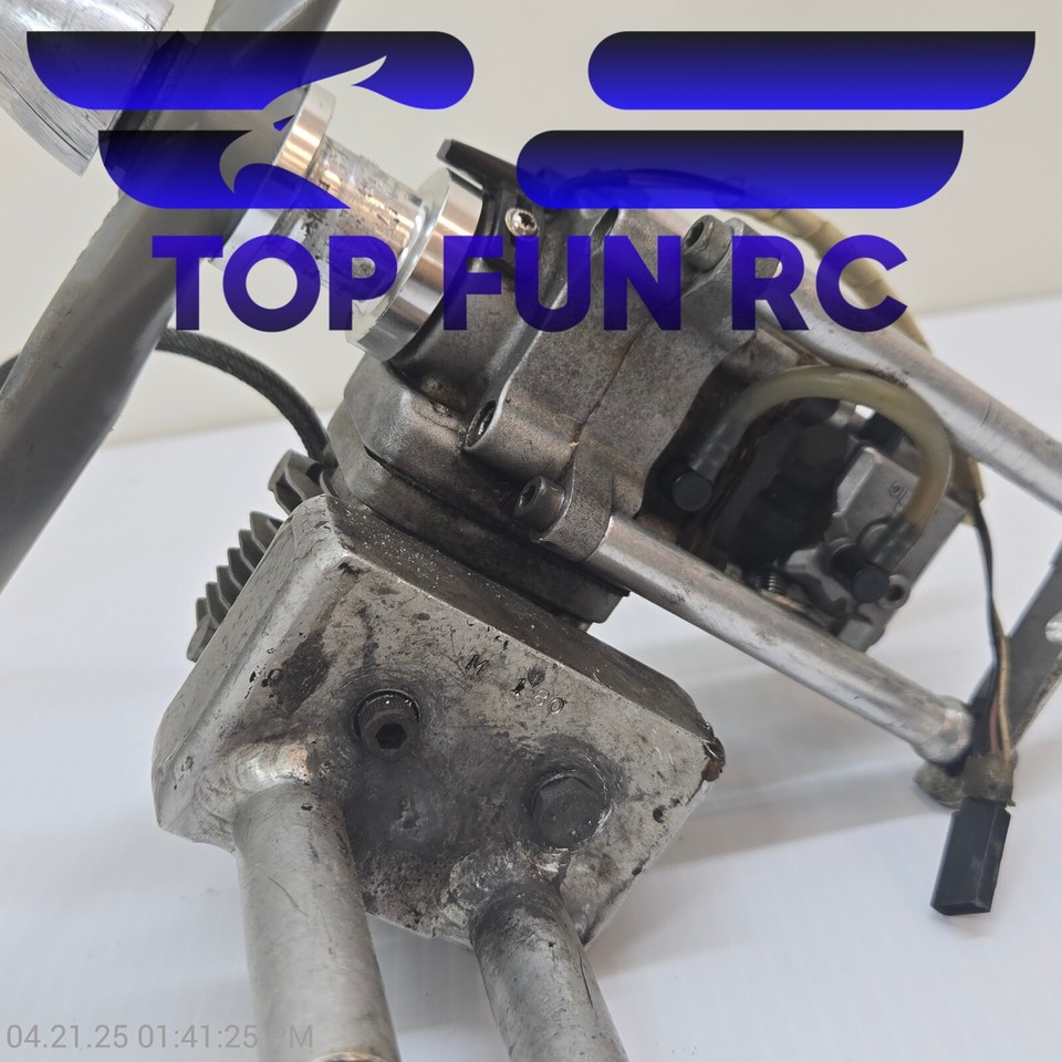 26cc RC Gas Airplane Motor, Electronic Ignition-Side Exhaust, Rear Carb ...