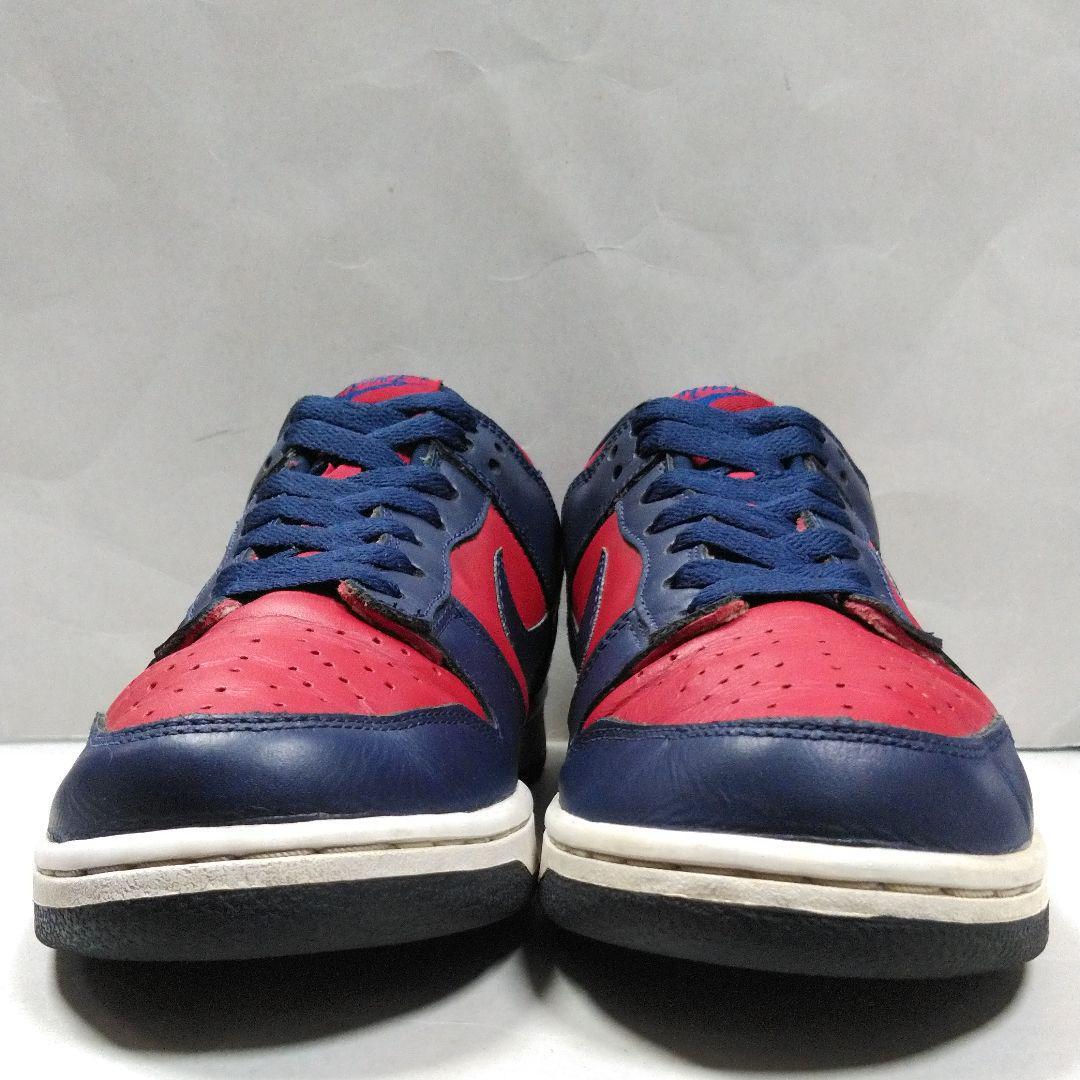 NIKE DUNK LOW Navy x Red Leather Men's sneakers US10 … - Gem