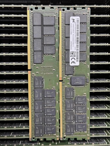128GB Micron 2S4RX4 PC4-25600 DDR4 3200 MHz RDIMM ECC REG Server RAM ...
