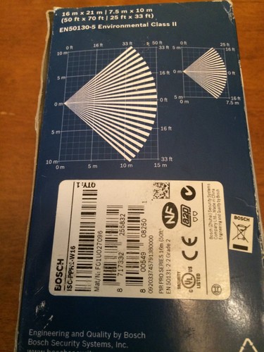 Bosch ISC-PPR1-W16 Professional Series PIR Motion Detector | eBay