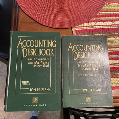 Accounting Desk Book Ser.: Accounting Desk Book by Tom M. Plank W/97 ...
