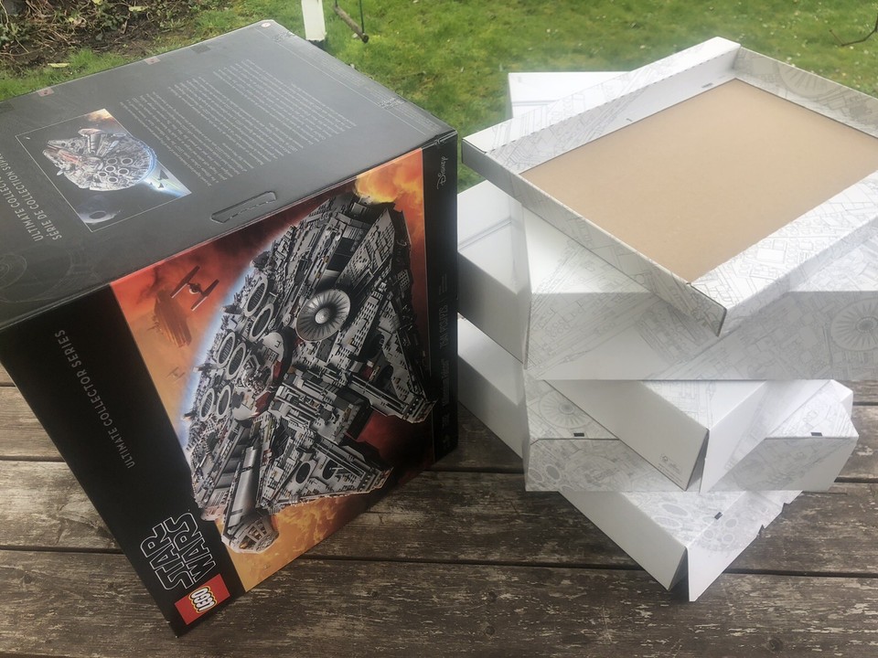 LEGO Complete Box Set for Star Wars 75192 UCS Millennium Falcon *BOXES ...