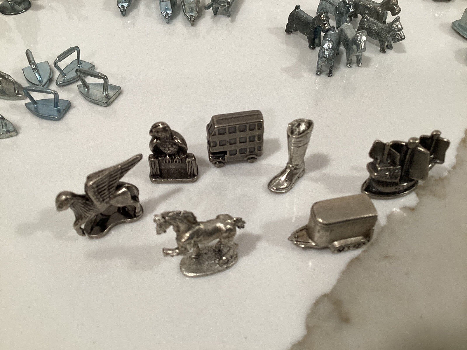Real Metal Monopoly Tokens Mixed Years Specialty Replacement Pieces ...