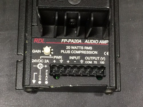 RDL FP-PA20A AUDIO AMP | eBay