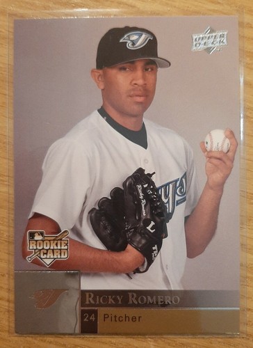 2009 UPPER DECK RICKY ROMERO ROOKIE #948 TORONTO BLUE JAYS | eBay