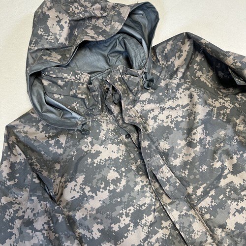US Army ECWCS Gen 2 Parka Jacket Mens XL Regular ACU Camo Goretex Tennier Cold W | eBay