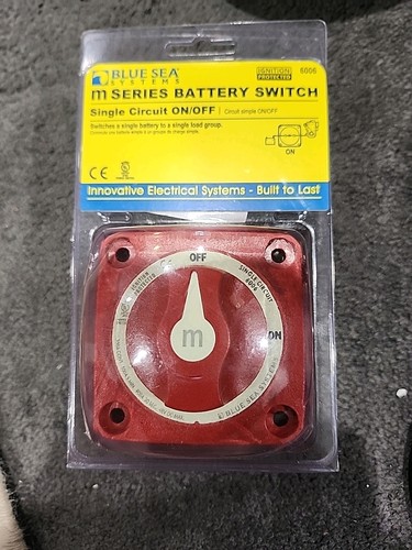 Blue Sea Systems 6006 M-Series Battery Switch Single Circuit On/Off | eBay