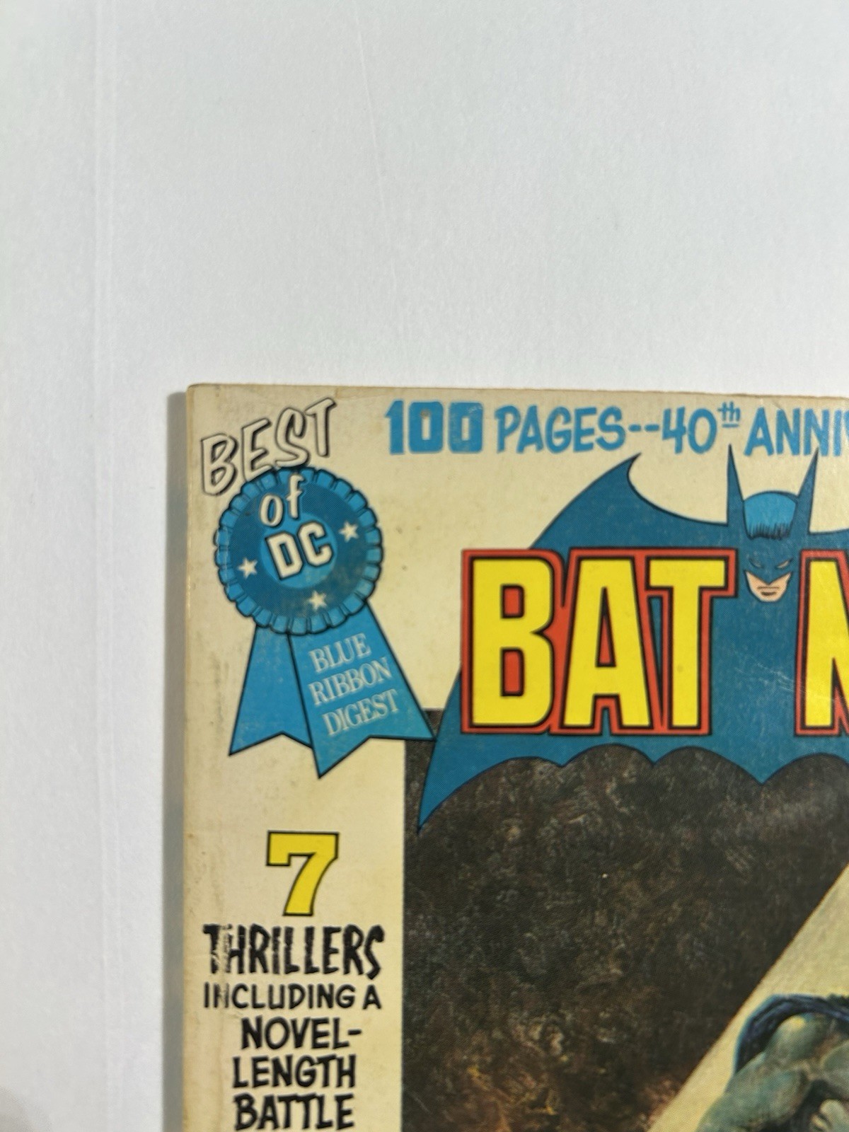 SECRET ORIGINS OF SUPER HEROES #5 DC COMIC DIGEST BLUE RIBBON 1980 ...