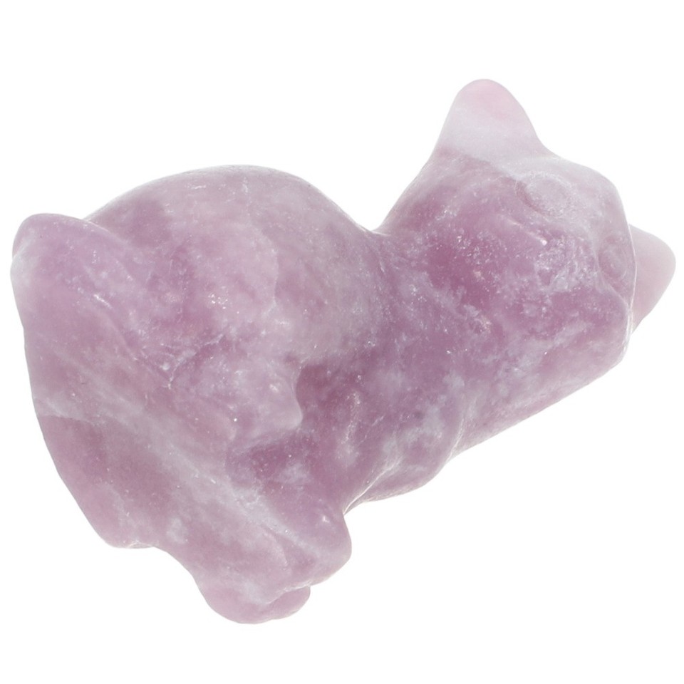 Crystal Kitten Figurine Cute Animal Cat Statue Cats Garden Decor | eBay ...
