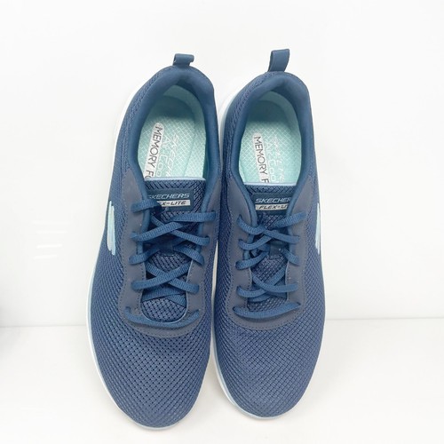 Skechers Womens Flex Appeal 4.0 149303 Blue Running Shoes Sneakers Size ...