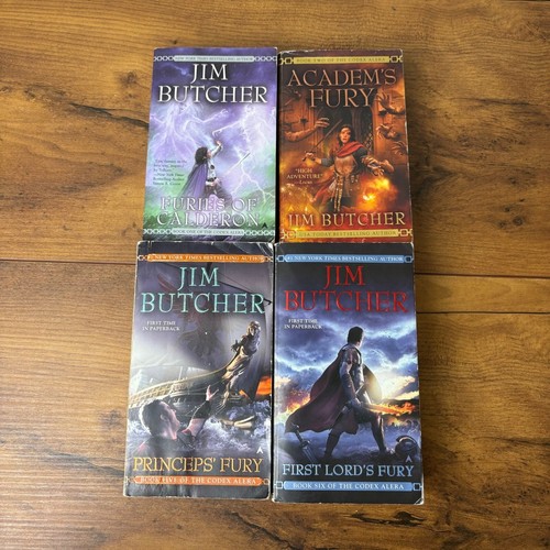 Jim Butcher Codex Alera Series 4 Paperback Books 1,2,5,6 Furies ...