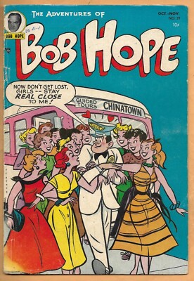 DC The Adventures of BOB HOPE No. 29 (1954) Tour Guide Bob! NICE! | eBay