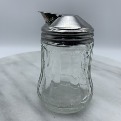 VTG LA Glass Guarantee Star Products Inc Sugar Dispenser Shaker Pour ...