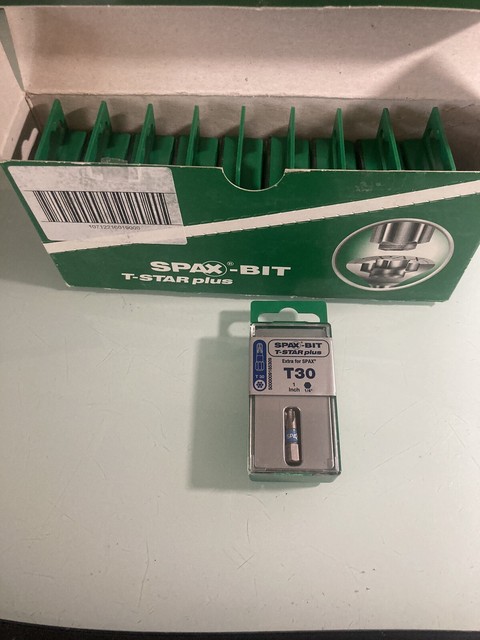 SPAX 5000009185309 T30 1/4" Steel T-star Plus Driver Bit for sale ...