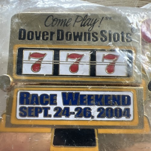 NEW SEALED Dover Downs Int'l Speedway Slots Machine Pin Race Weekend ...