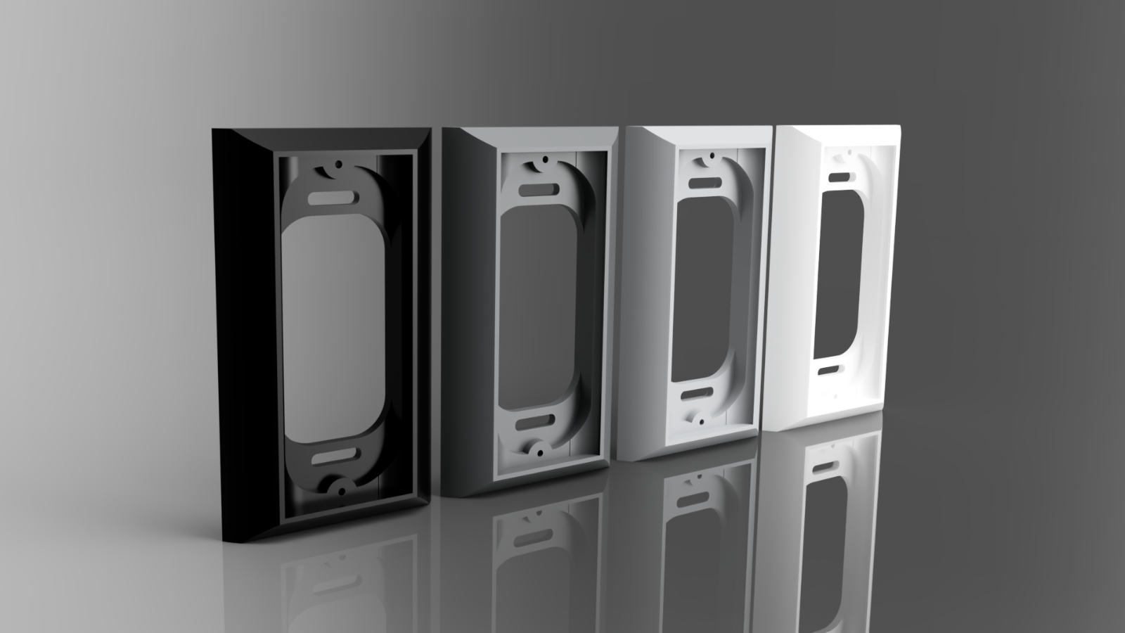 Ring PRO 2 video Doorbell 0.5" wall plate spacer. Mounting bracket | eBay