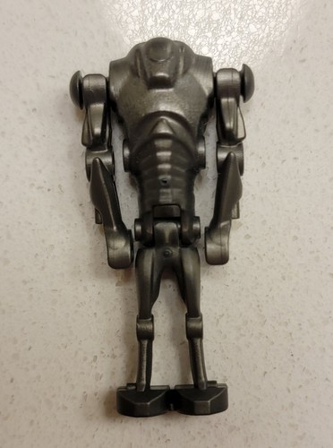 LEGO Star Wars Minifigure Super Battle Droid - Pearl Dark Gray, Wide ...