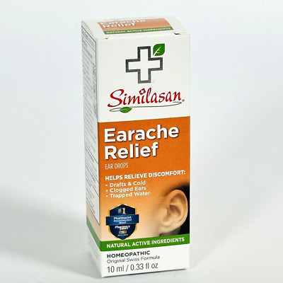 Similasan Earache Relief Ear Drops 10 ml Natural Homeopathic Chamomile ...