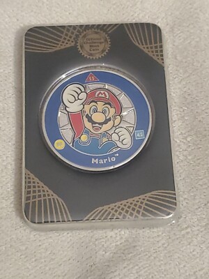 2016 Super Mario Official Challenge Mint Coin - Mario | eBay