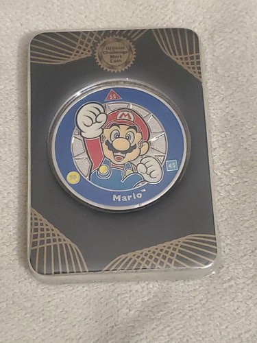 2016 Super Mario Official Challenge Mint Coin - Mario | eBay