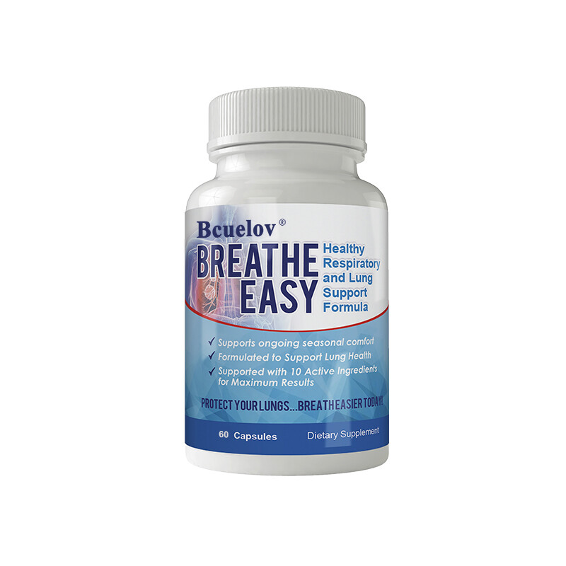 BREATHE EASY Respiratory and Lung Health Dietary Supplements 120 ...