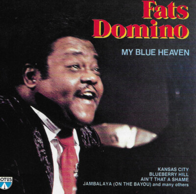 CD Blues Fats Domino My Blue Heaven CD, Comp 1990 Piano Blues, Rhythm ...