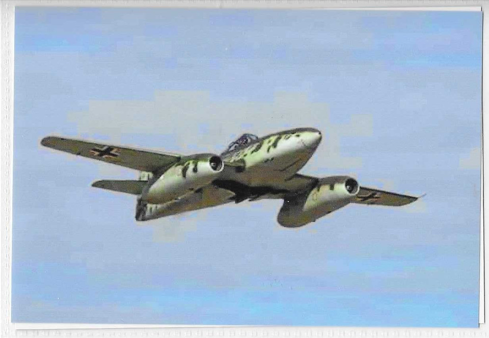 WW2 Jet Fighter Messerschmidt Me 262 Re-Print #SF2020 4x6 | eBay