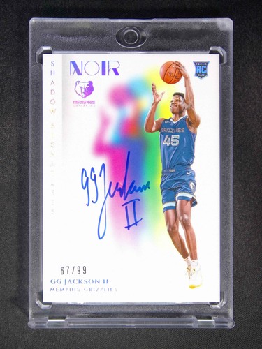 2023-24 Panini Noir GG Jackson II RC Rookie Shadow Auto /99 | eBay
