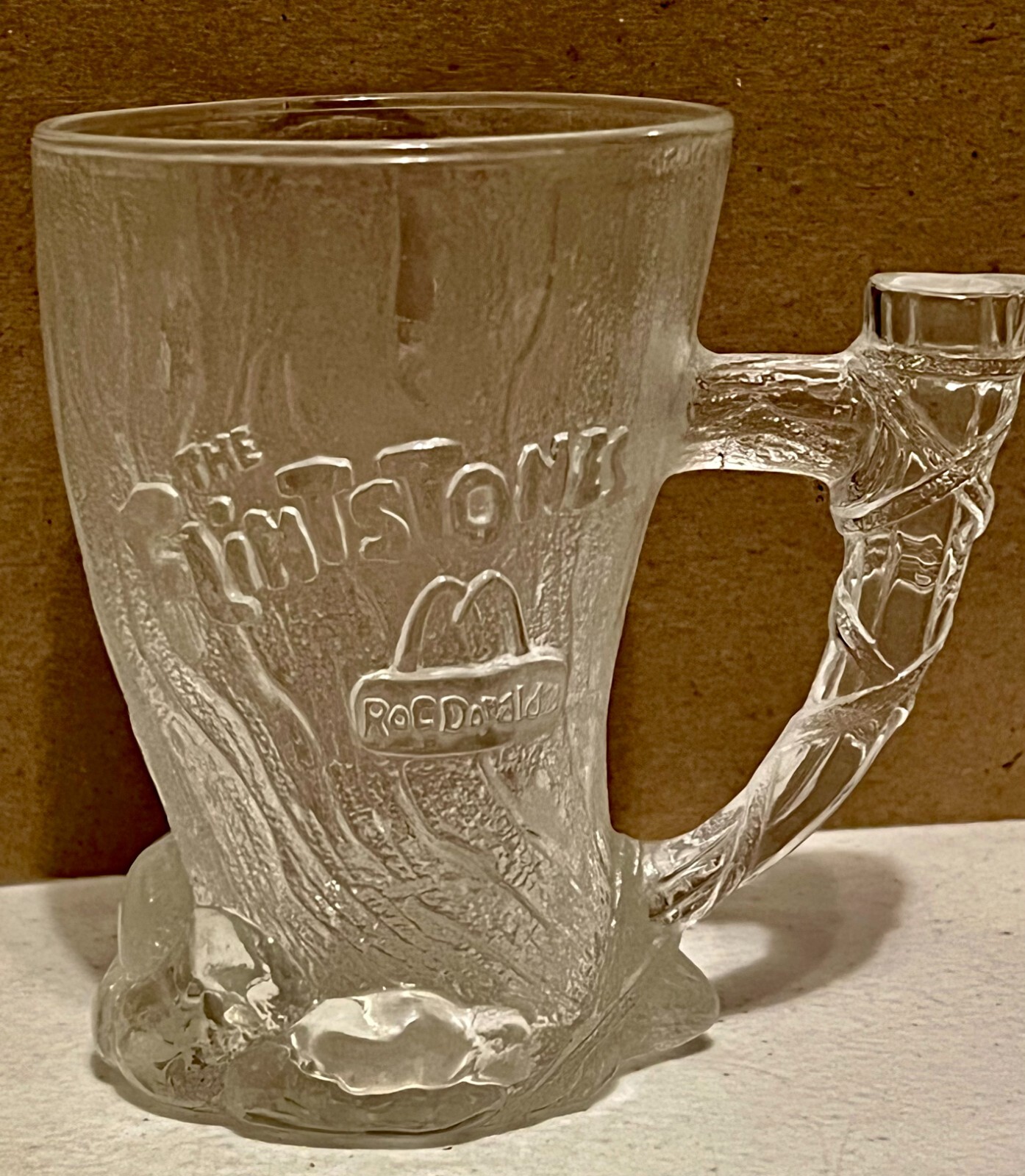 VTG McDonald's Glass Collectable Mugs THE FLINTSTONES 1993 Mammoth Mug ...