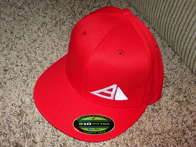 NEW Axiom Disc Golf Logo 210 FlexFit Flat Bill Hat - L/XL Red | eBay