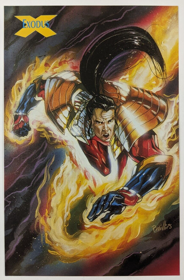 Cyclops Jean Grey Callisto Exodus Comic Poster Fleer Ultra X-Men Art ...