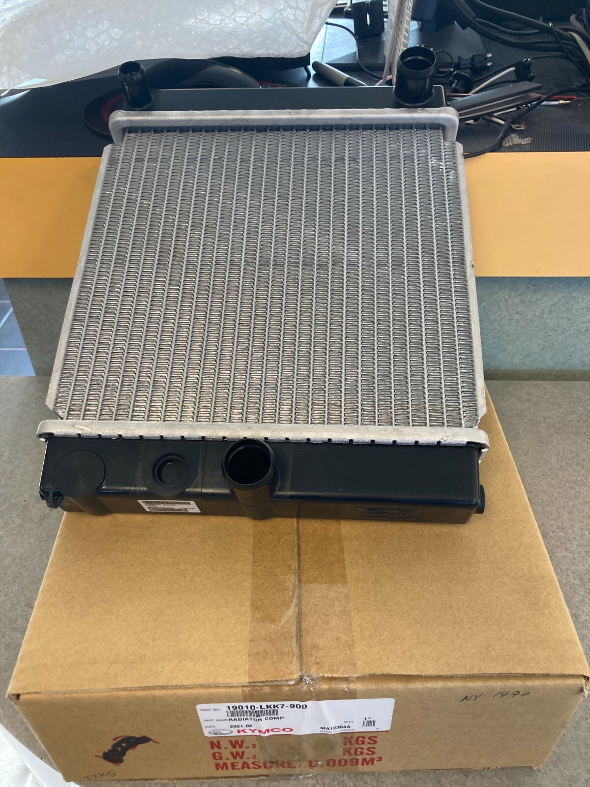 KYMCO OEM MXU450 MXU 450I RADIATOR 19010-LKK7-900 OEM KYMCO PART | eBay